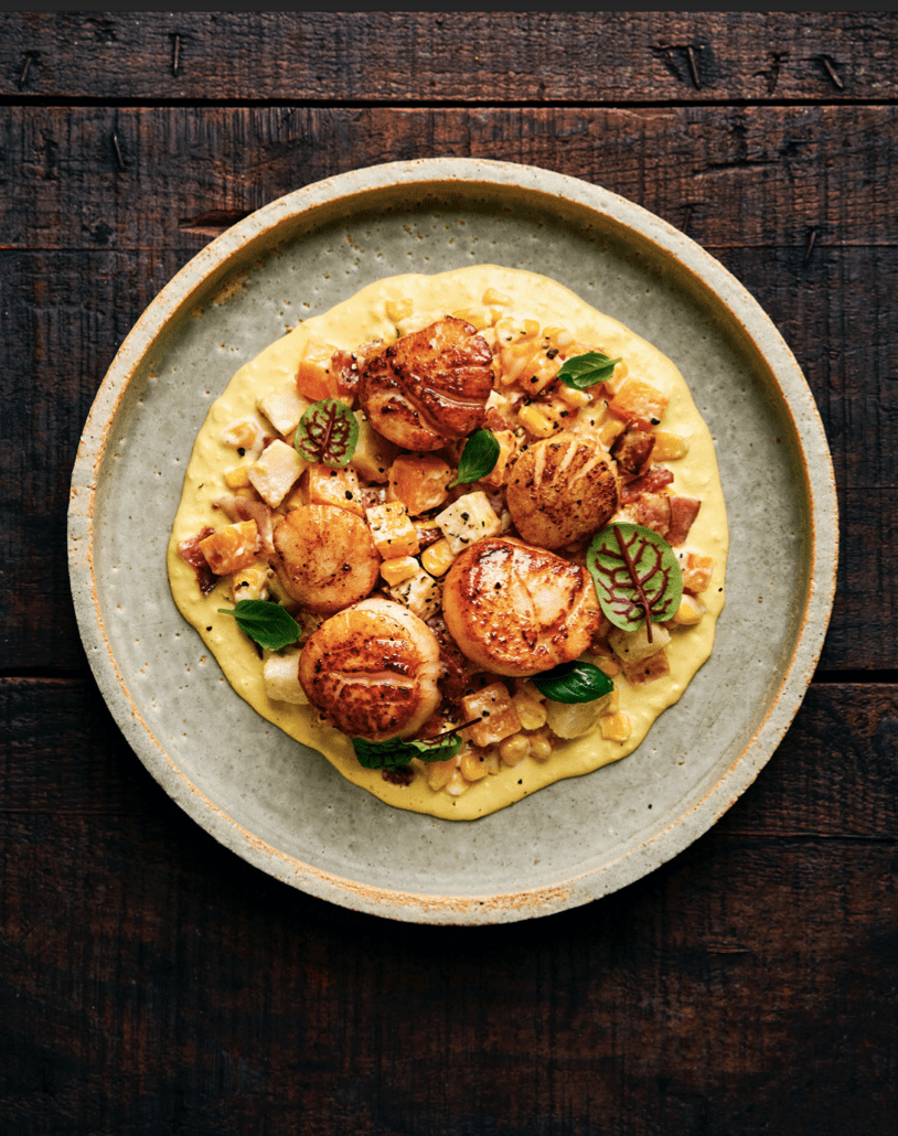 Seared Scallops | Island Eats by Dawn Postnikoff and Joanne Sasvari