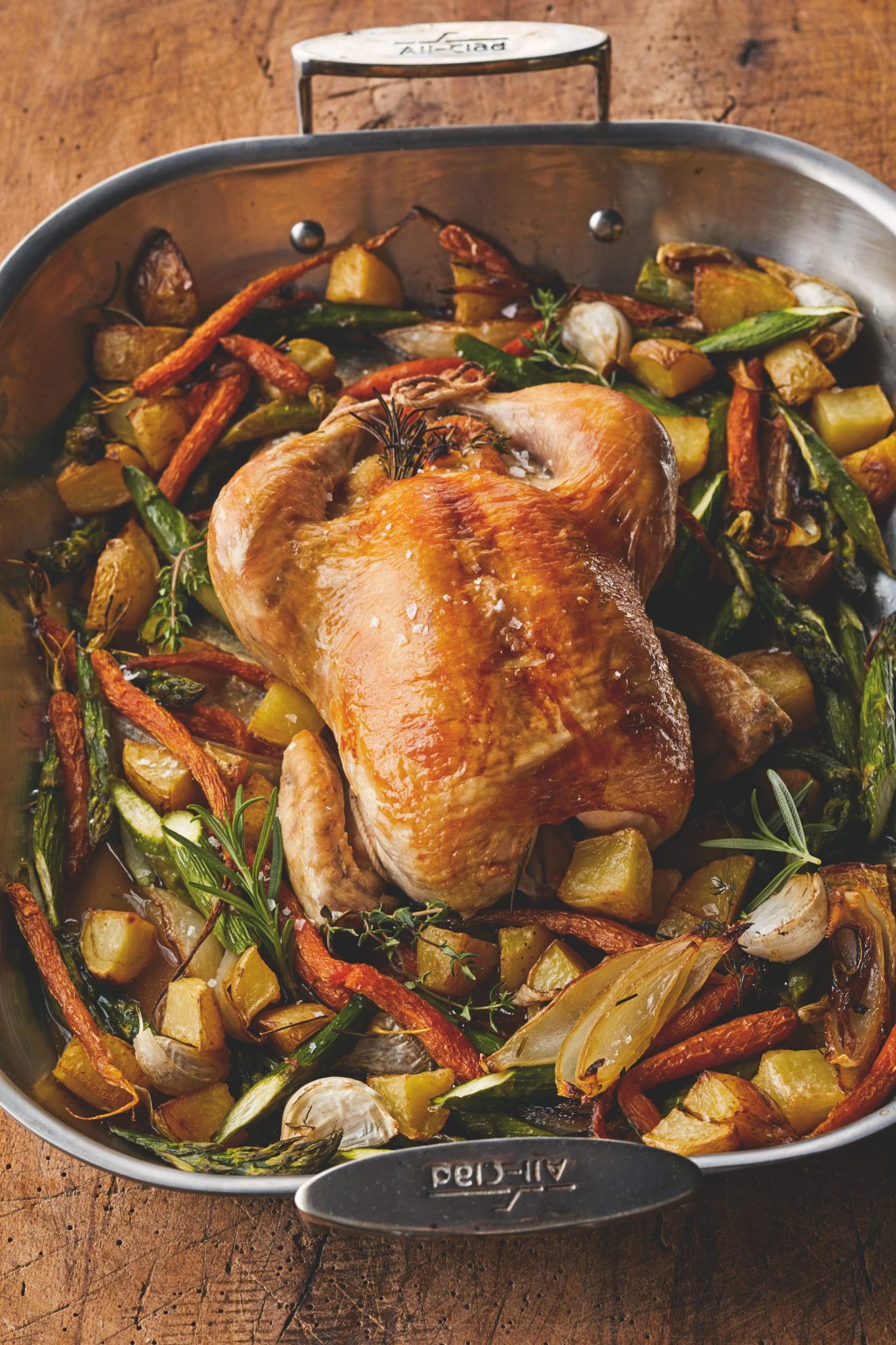 Roast chicken with spring vegetables | Go-To Dinner by Ina Garten