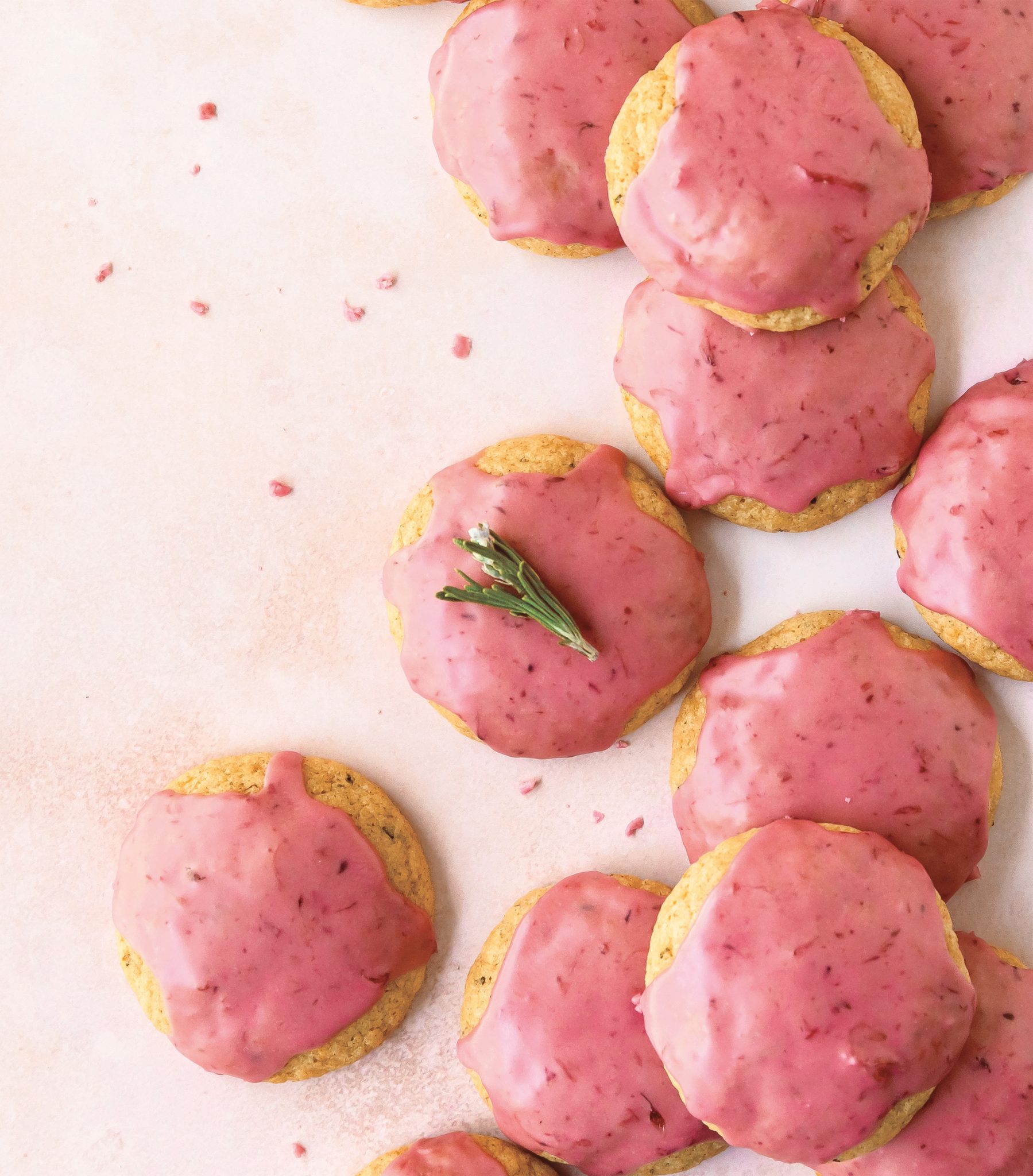 Blood Orange Rosemary Cookies | Sugar + Spice Cookies