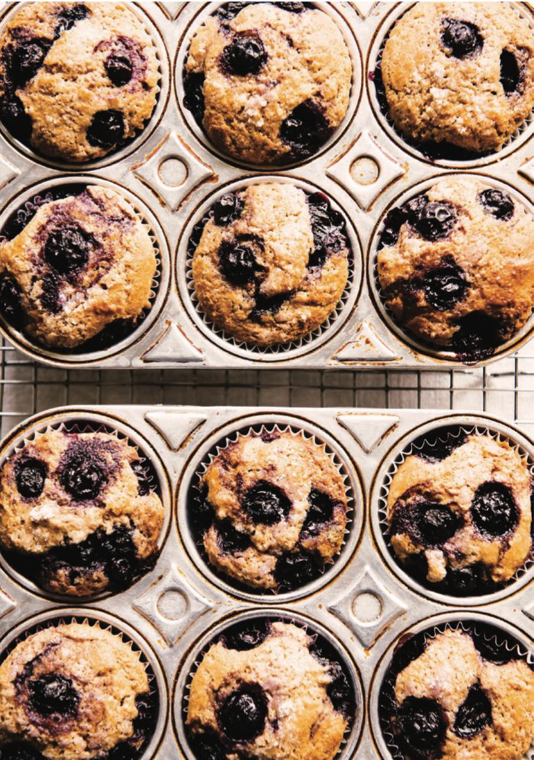 Blueberry Spelt Muffins | Pulp by Abra Berens