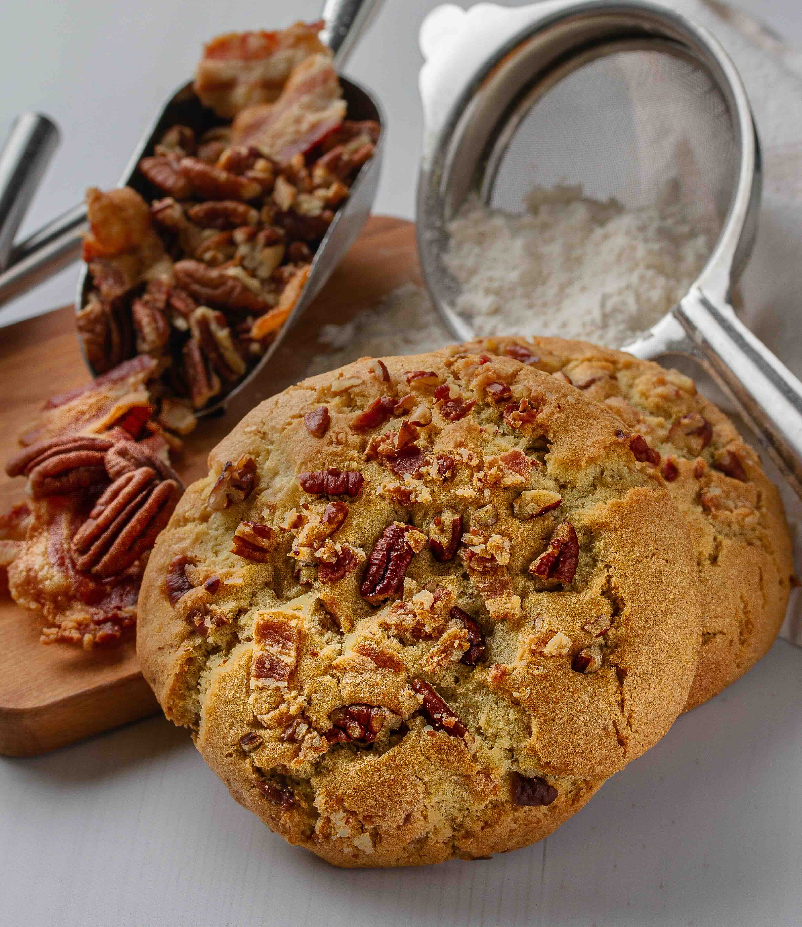 Maple Bacon Pecan Cookies| Big Yum by Chloe Joy Sexton