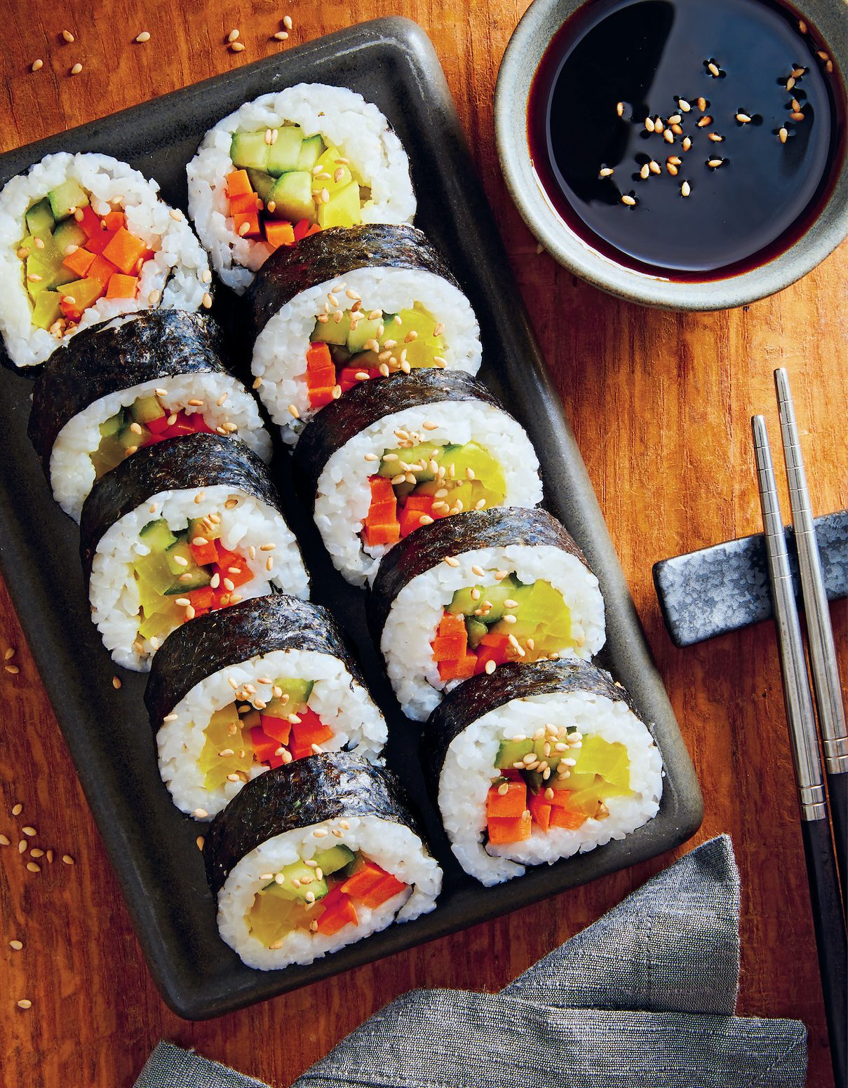 Rice and Nori Rolls - Cool Food Dude